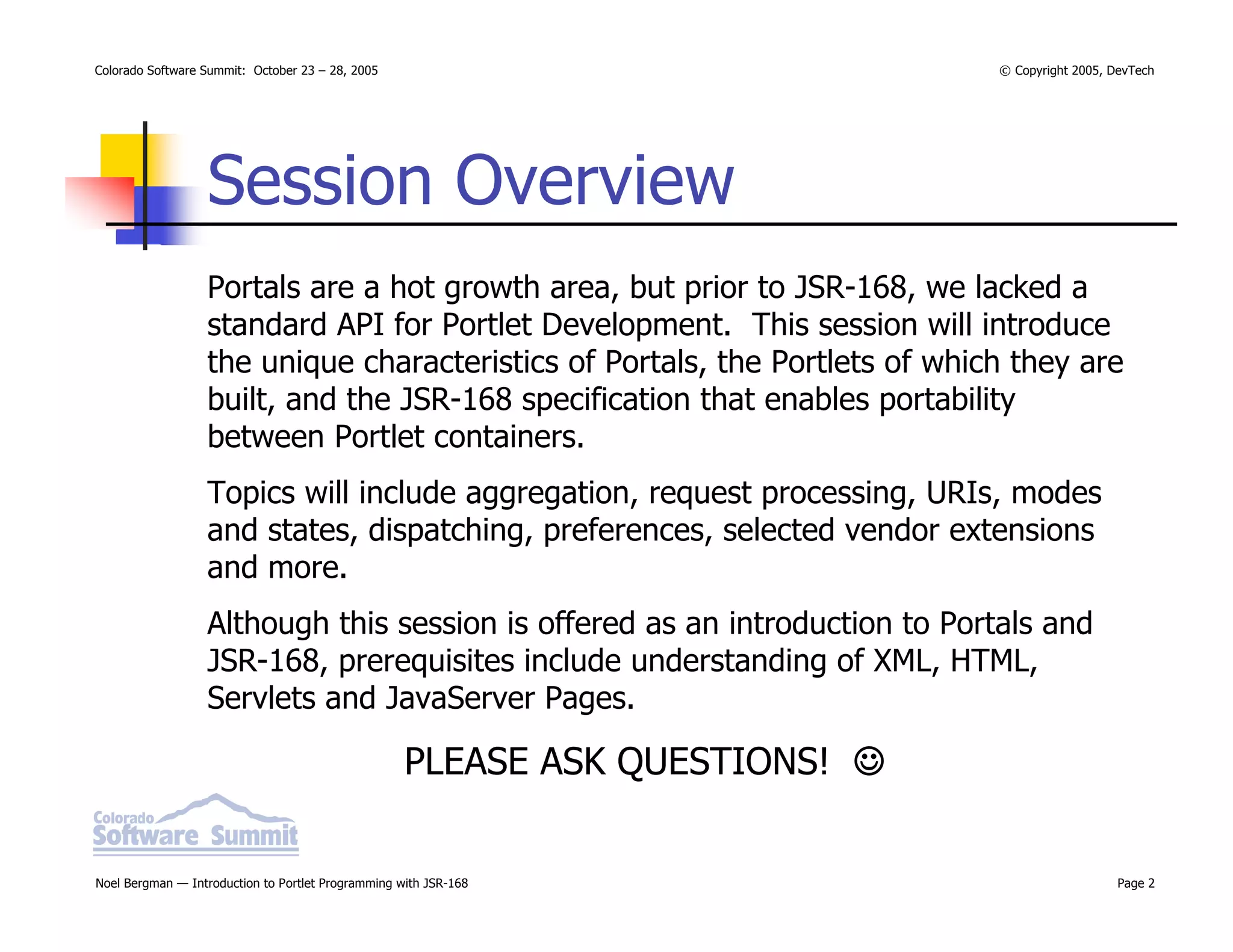 Portlet Programming Using Jsr 168 Ppt