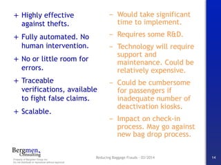 Reducing Baggage Frauds through IT | PPT