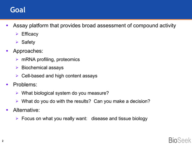 BioMAP ® Primary Human Cell-Based Systems for Drug Discovery | PPT