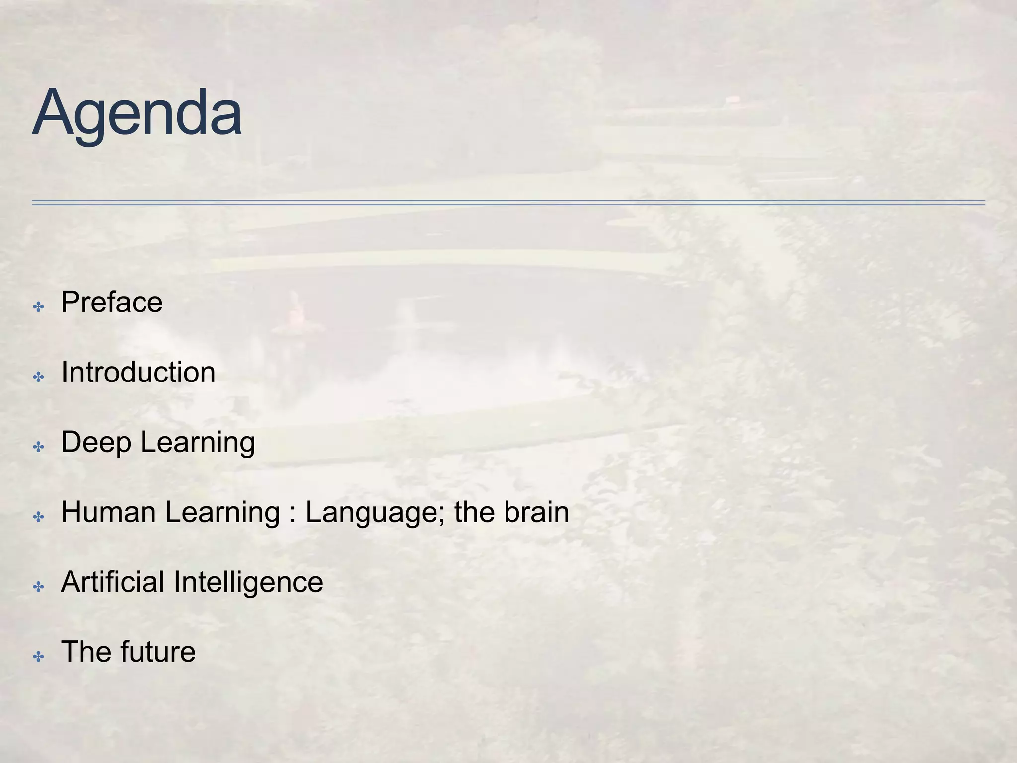 Matter and Memory and Deep Learning | PPT