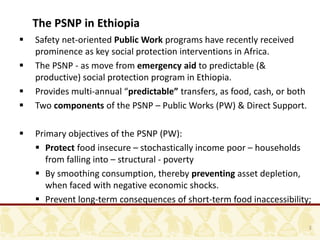 Safety nets, asset growth and poverty transitions: Any roles for safety ...