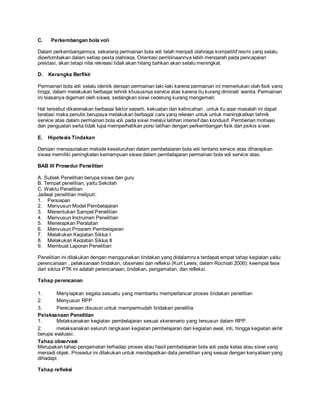 Berikut ini contoh proposal ptk penjaskes sd | DOCX