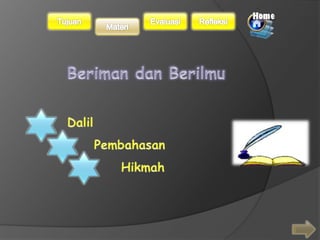 Beriman dan berilmu | PPT