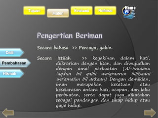 Beriman dan berilmu | PPT
