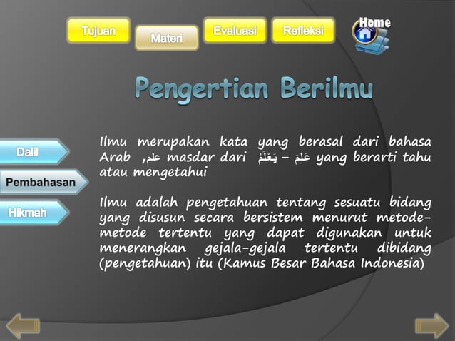 Beriman dan berilmu | PPT