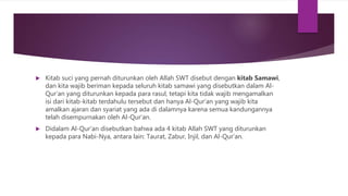 Beriman Kepada Kitab-Kitab Allah SWT.pptx