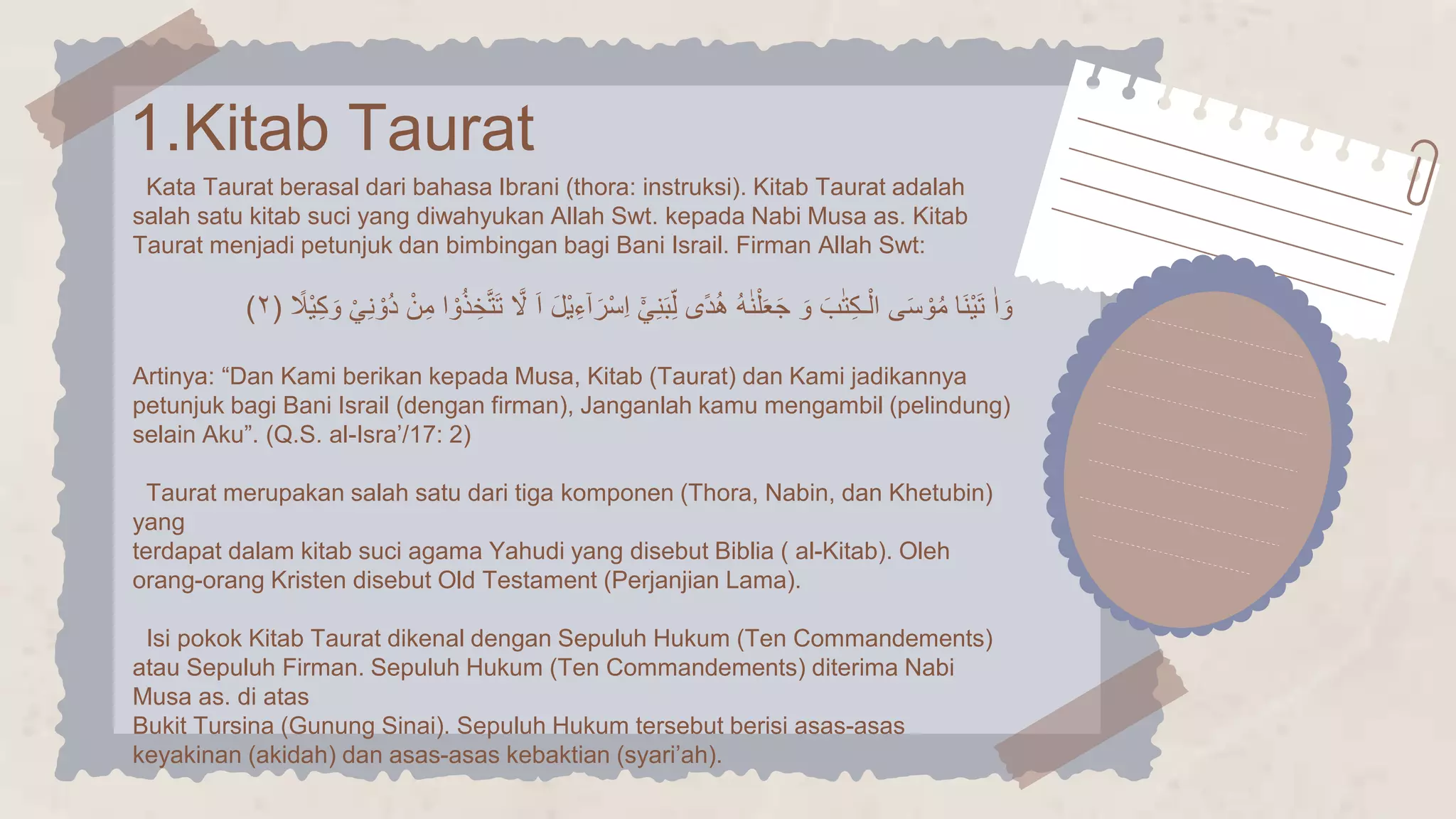 Beriman kepada kitab kitab allah XI IPS-5 Kel.1.pptx