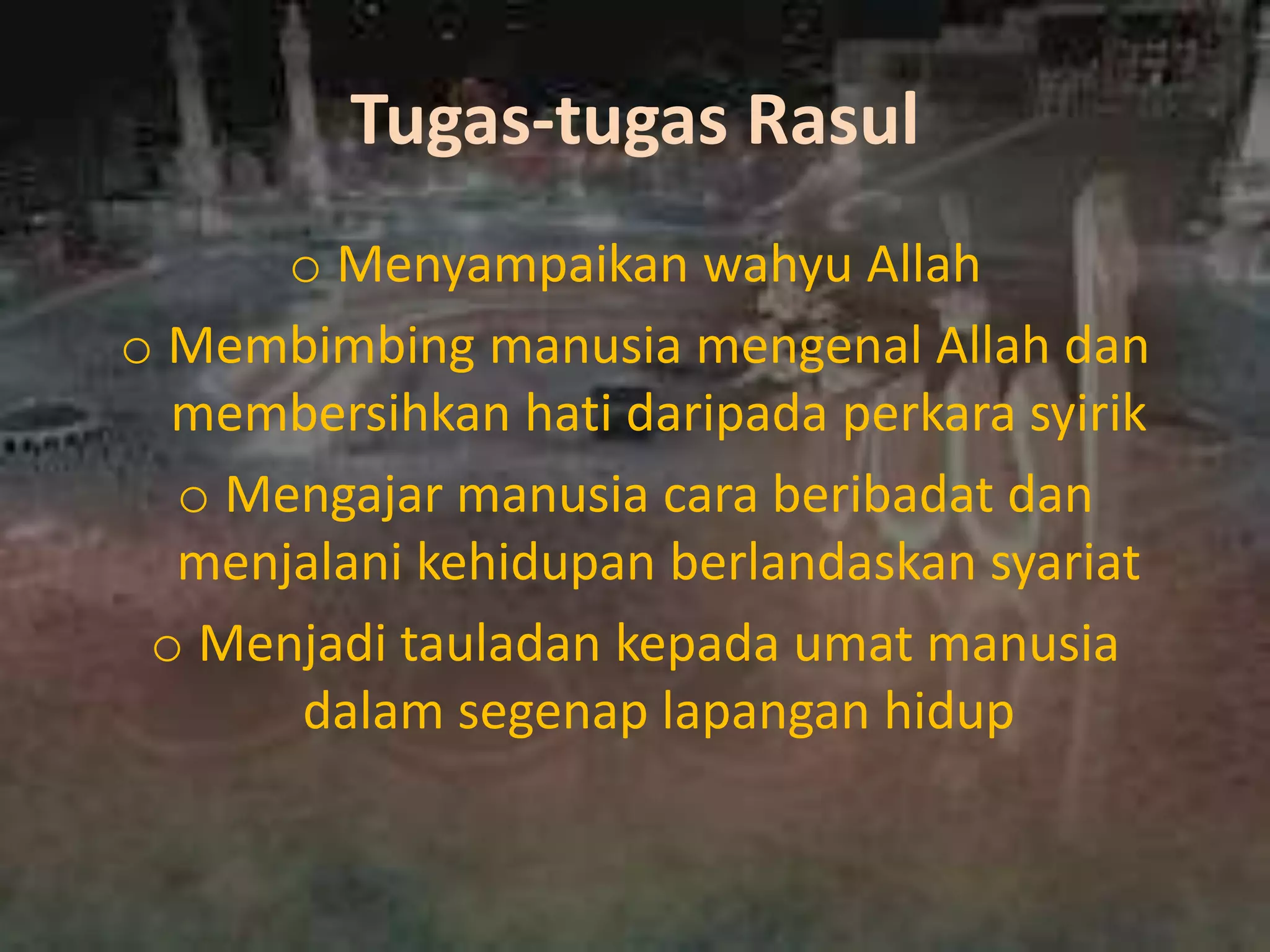 Beriman kepada rasul | PPTX