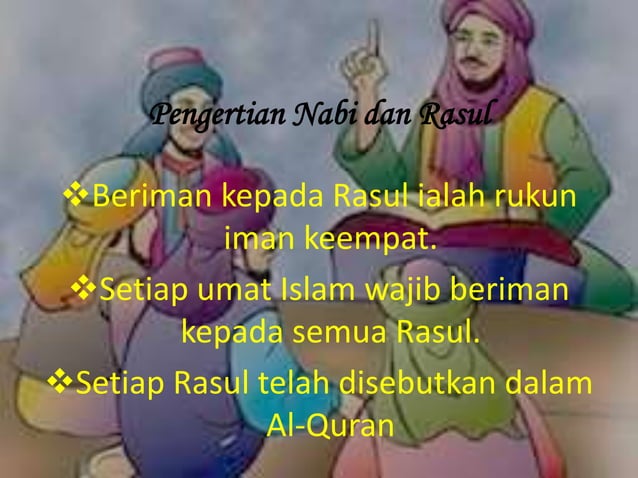 Beriman kepada rasul | PPTX