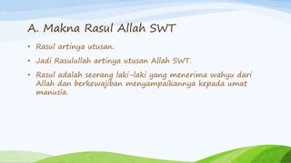 Beriman kepada rasul allah swt | PPTX