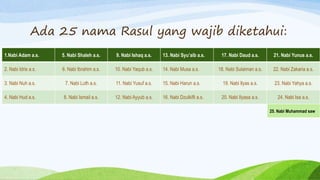 Beriman kepada rasul allah swt | PPTX