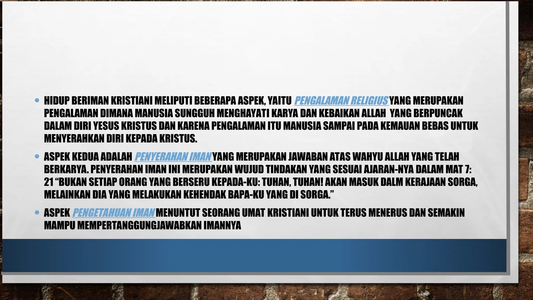 Materi Pendidikan Agama Katolik dan Budi Pekerti Beriman Kristiani.ppt