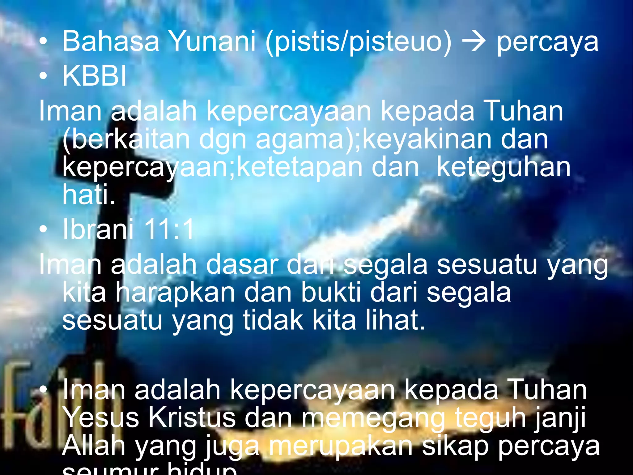 Beriman Teguh | PPTX