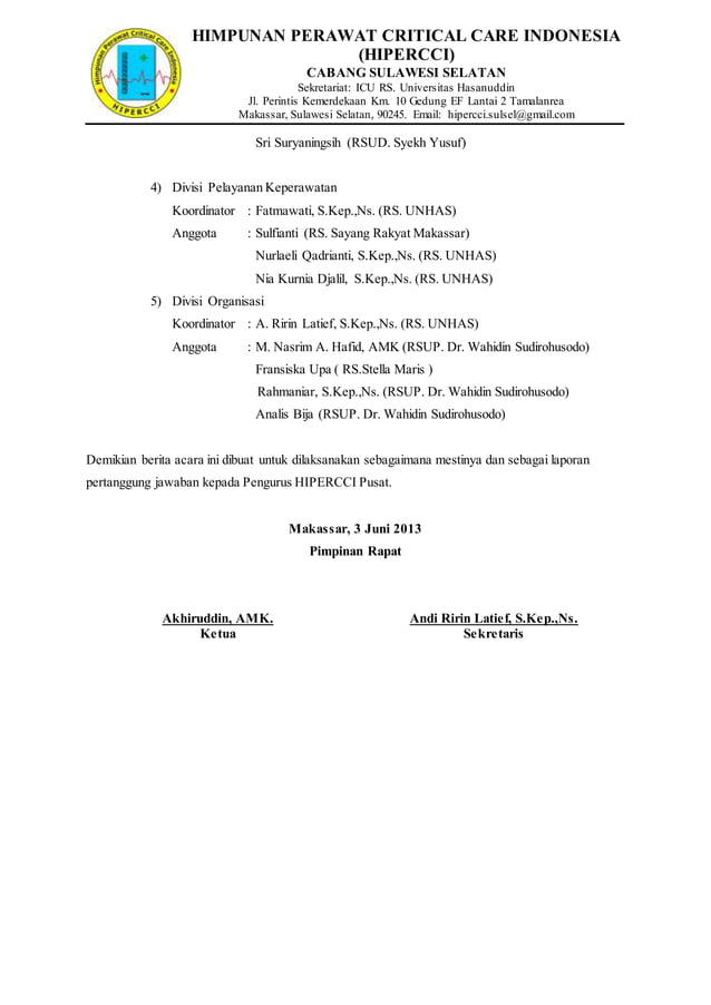 Berita acara hipercci | DOCX