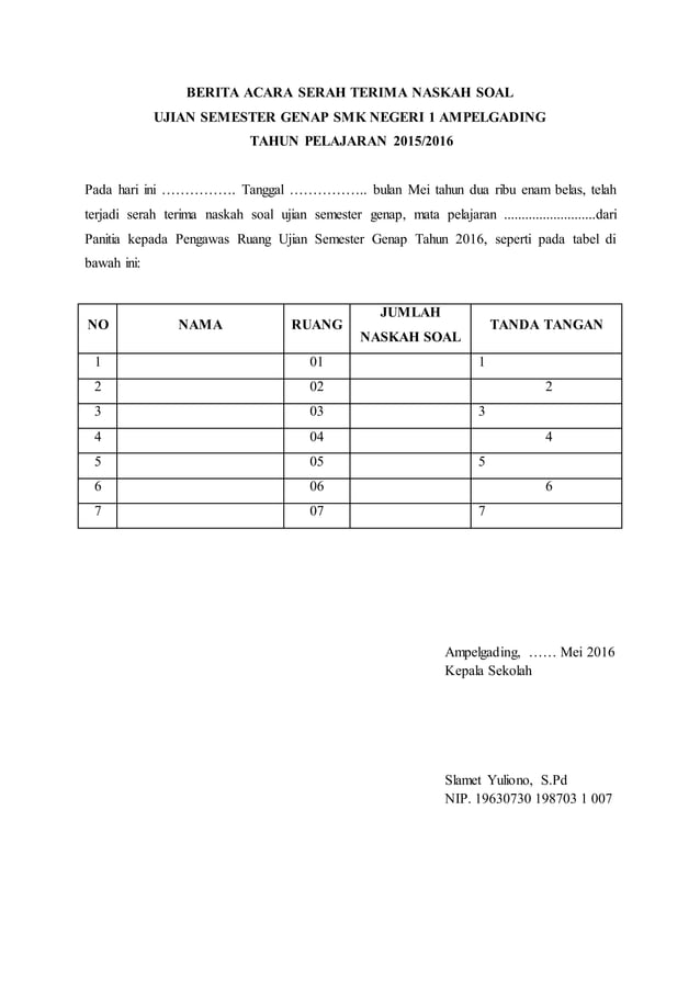 Gambar Contoh Berita Acara Serah Terima Naskah Desain - vrogue.co Gambar Contoh Berita Acara Serah Terima Naskah Desain - vrogue.co