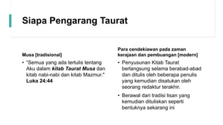 Berjalan dalam taurat tuhan (1) | PPTX