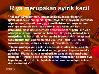 Berjihad memeranggi ujub dan riya | PPT