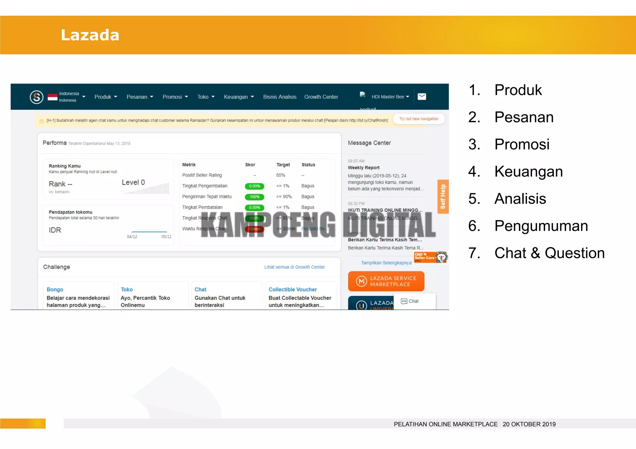 Strategi Berjualan di Marketplace Tokopedia, Bukalapak, Shopee dan Lazada | PDF