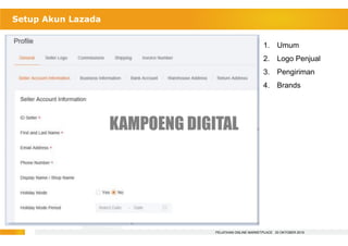 Strategi Berjualan di Marketplace Tokopedia, Bukalapak, Shopee dan Lazada | PDF