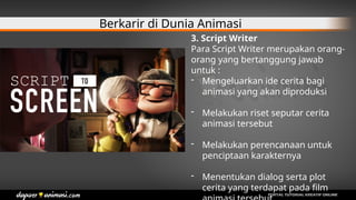 Berkarir di Dunia Animasi oleh Dapoer Animasi | PPT