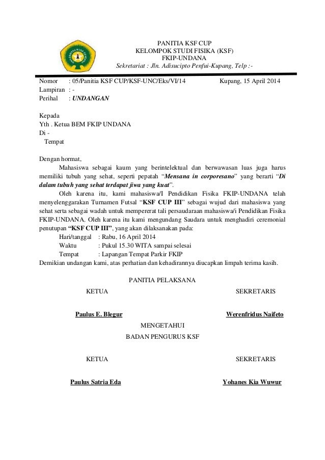 Contoh Surat Undangan Sepak Bola Lengkap Contoh Surat - Vrogue Contoh Surat Undangan Sepak Bola Lengkap Contoh Surat - Vrogue