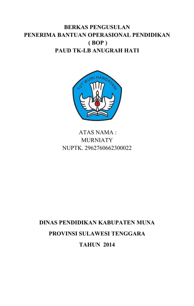 Berkas pengusulan bop | PDF