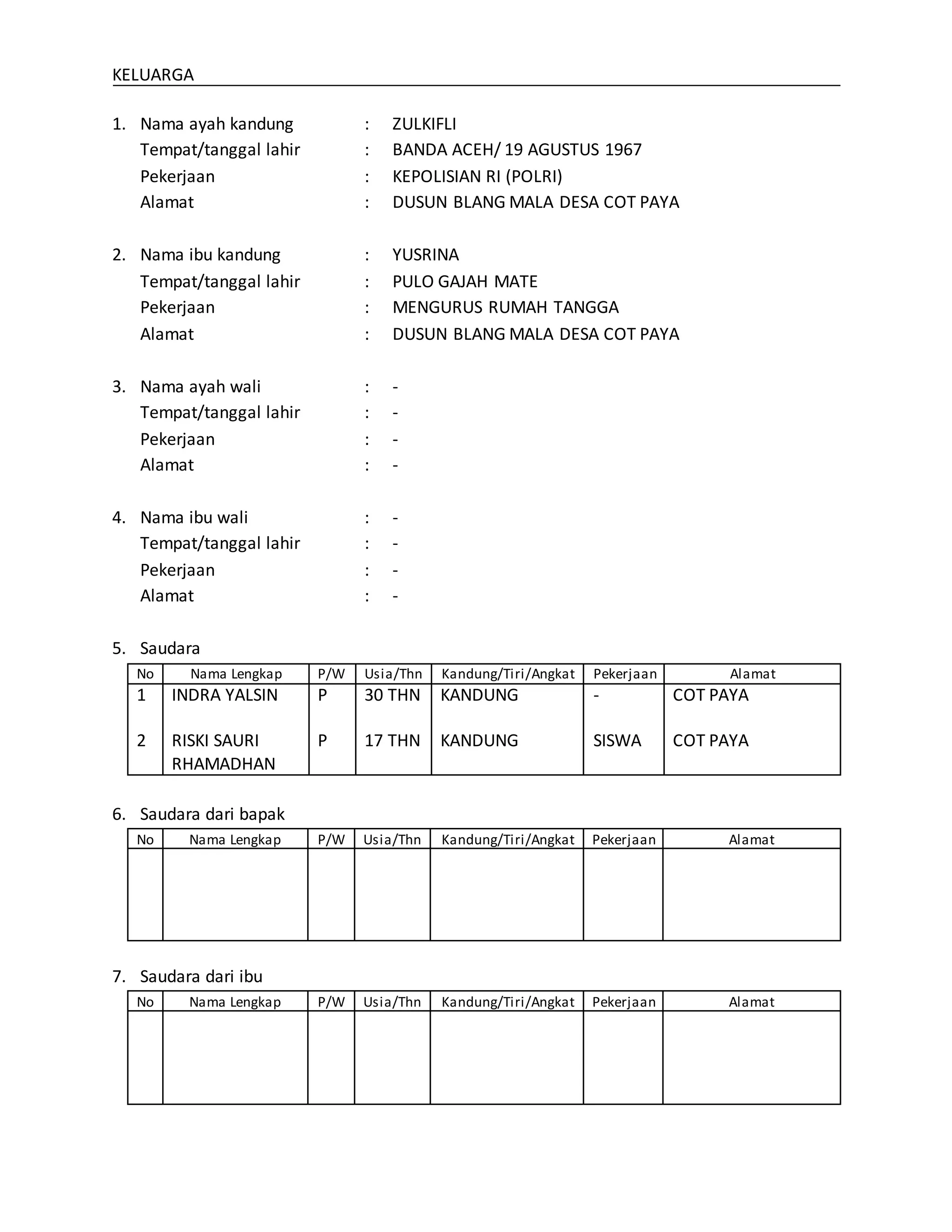 Berkas persyaratan sipss | DOCX