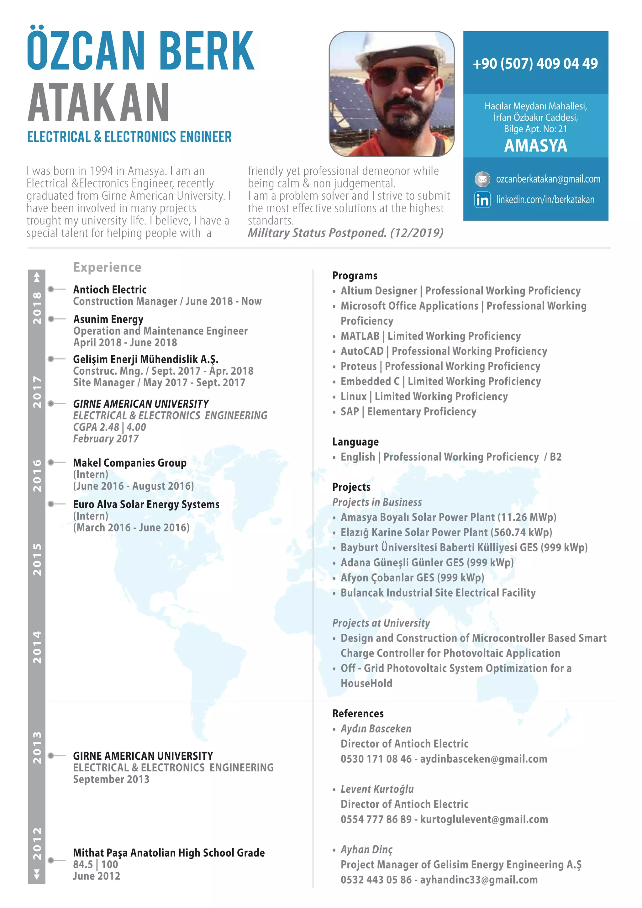 Ozcan Berk Atakan CV | PDF