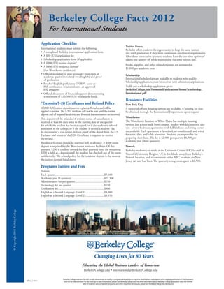 Berkeley college facts 2012 - Intelligent Partners | PDF