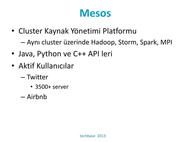 Berkeley Data Analytics Stack Genel Bakış | PPT