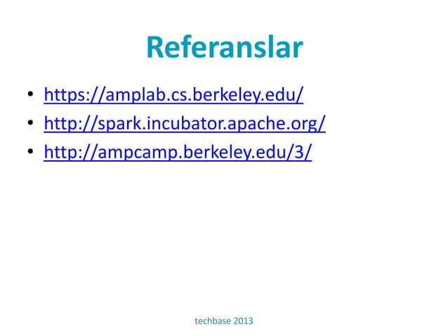 Berkeley Data Analytics Stack Genel Bakış | PPT
