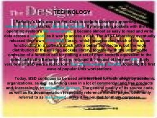 Berkely unix | PPT