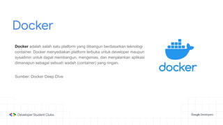 Berkenalan dengan docker developer student clubs | PDF