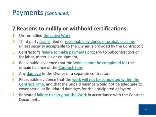 Understanding AIA Document A201-2017, General Conditions of ...