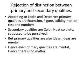 Berkleys critique of abstract idea (3) | PPTX