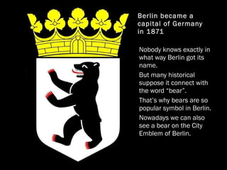 Berlin and its history | PPT