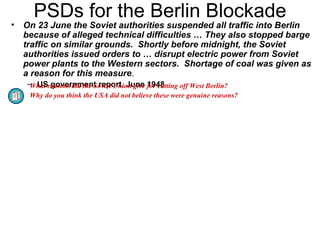 Berlin Blockade Web | PPT