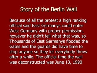 Berlin Wall | PPT