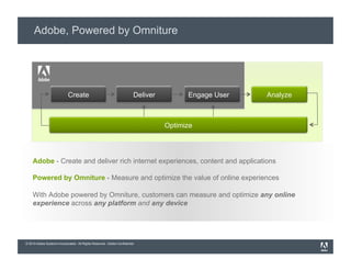 Adobe Omniture: Real-Time Marketing Optimization | PDF | Shareware and ...