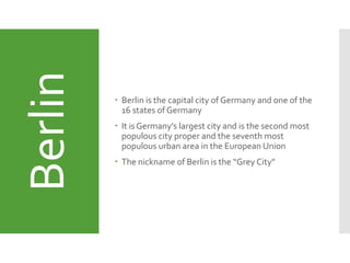 Berlin (2013) | PPT