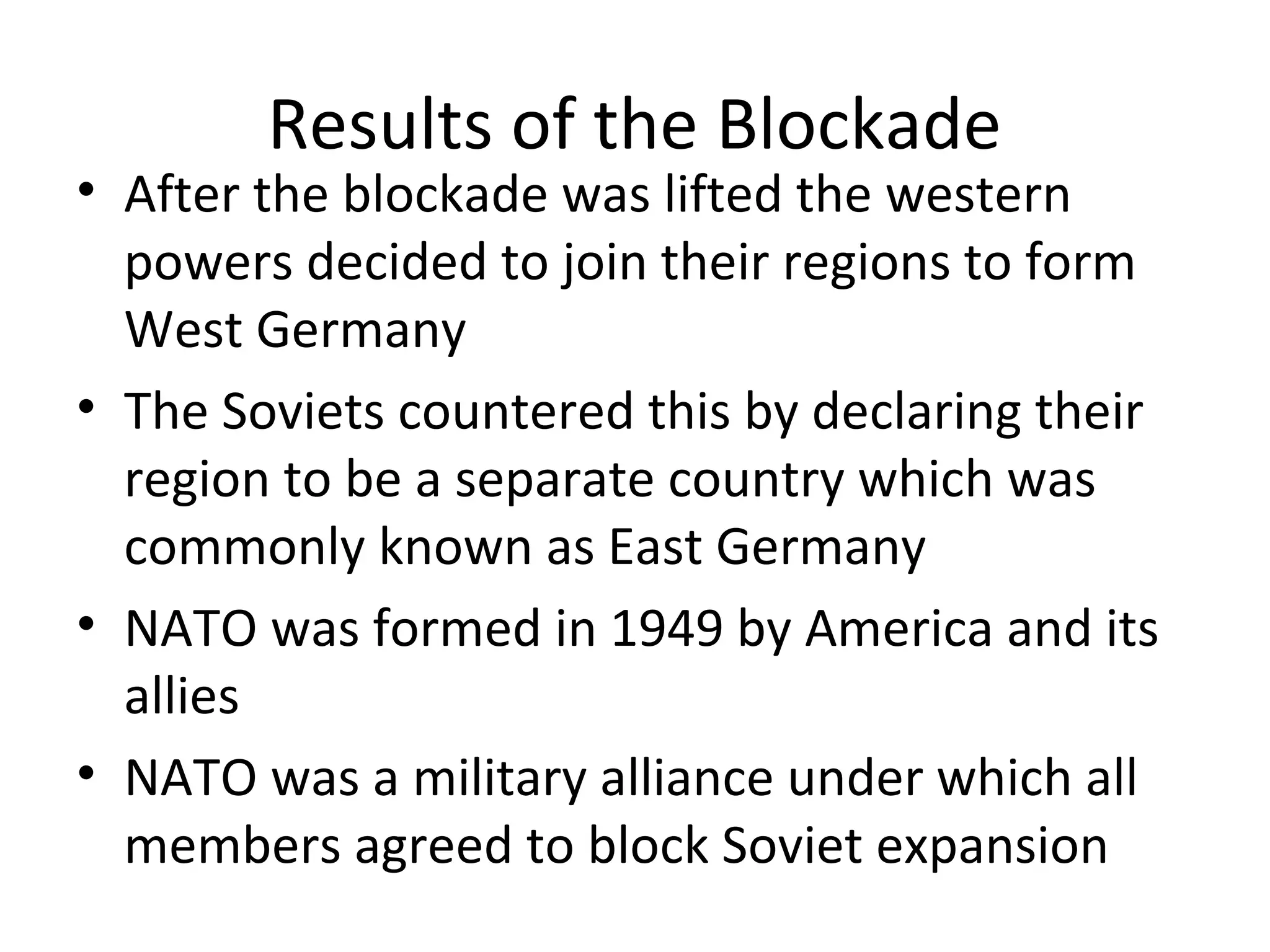 Berlin blockade | PPT