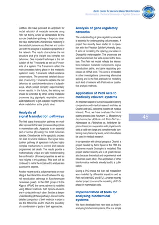 Berlin center for genome based bioinformatics koch05 | PDF