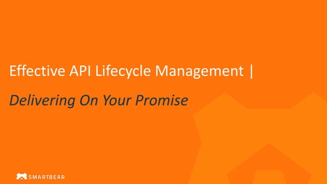 Effective API Lifecycle Management | PPTX | Web Development | Internet