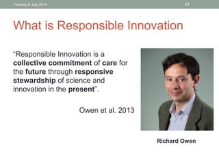 Responsible innovation: the translational turn and the ethics of ...