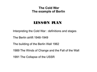 Berlin in the cold war presentation new | ODP
