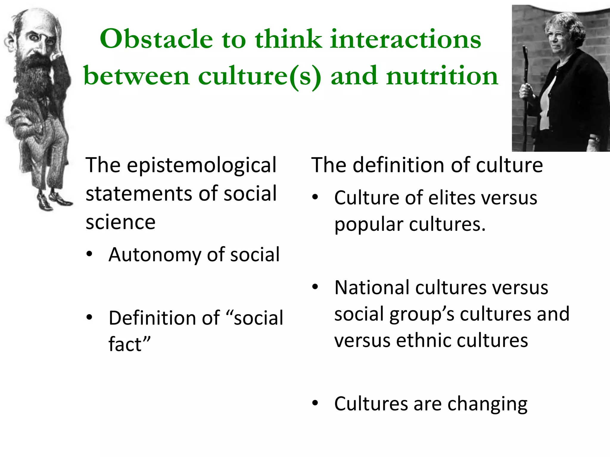 Beyond nutritionism the sociocultural dimensions of food habits | PPTX