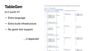 BerlinMeetup22-TableGen.pdf | Free Download