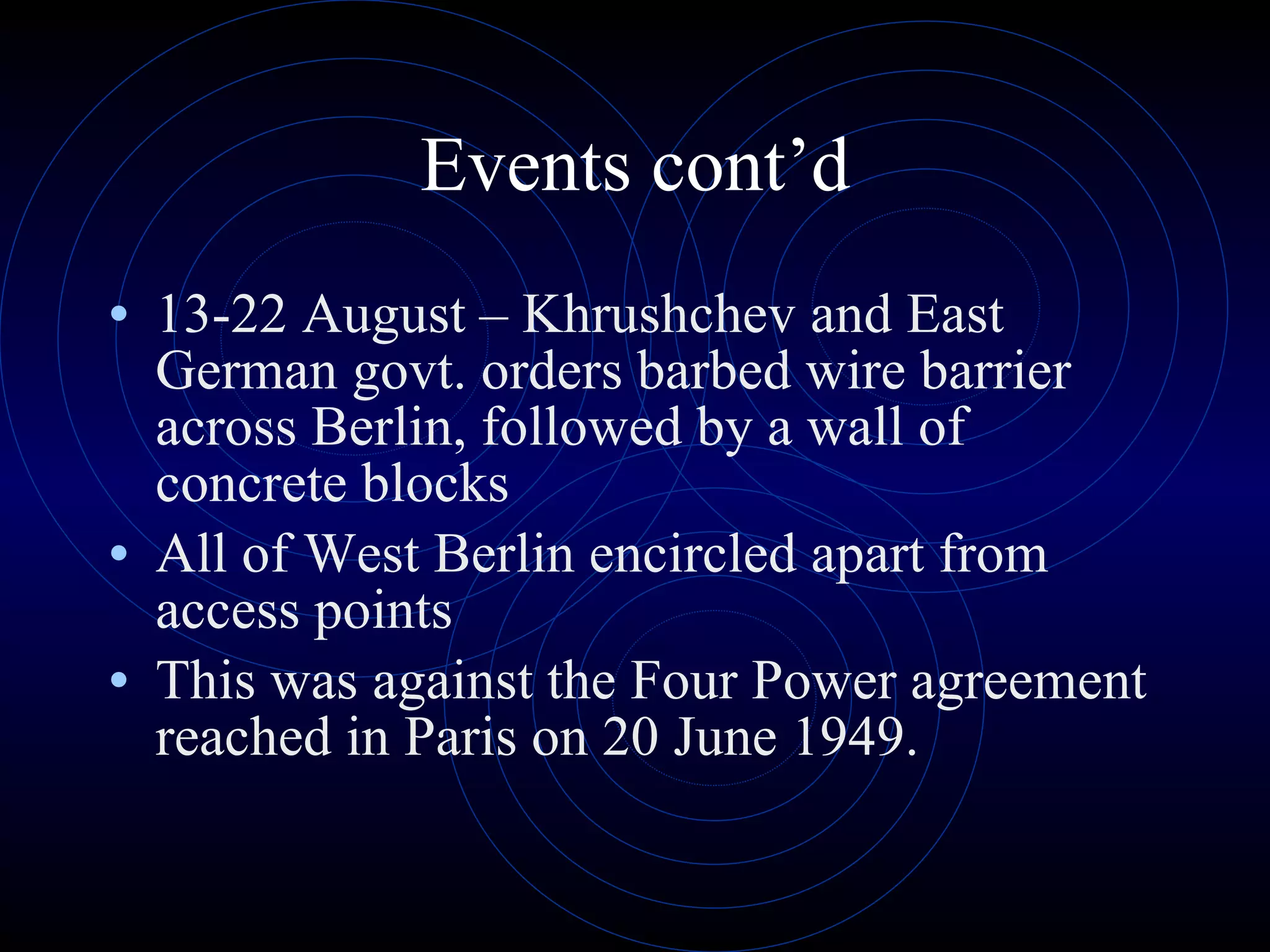 Berlinwall | PPT | Death, Injury, or Military Conflict | Sensitive Topics