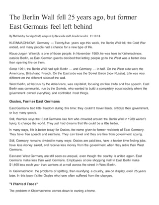 Berlin Wall Article | DOCX
