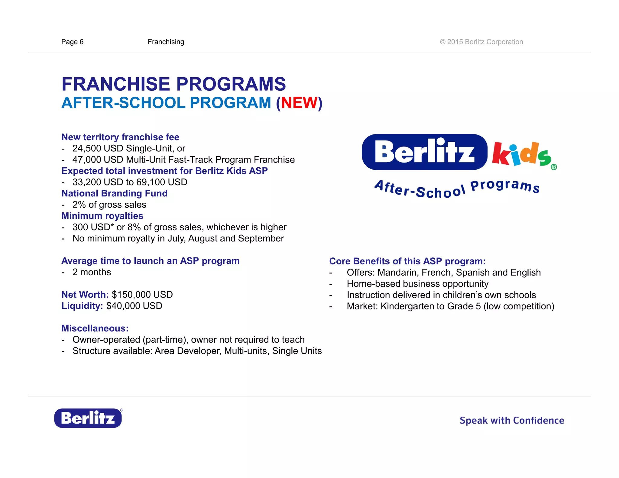 Berlitz Franchise Models | PDF | Large Business | Business